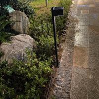 China Solar Bollard Pathway Light 60 Lumens Outdoor LED Walkway Light 60cm Height for sale