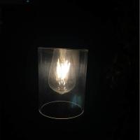 China Edison Bulb Solar Pathway Bollard Light Classic Anthracite Waterproof for sale