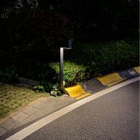 China 100 Lumens Outdoor Solar Post Light Aluminum IP65 Waterproof 600mm for sale