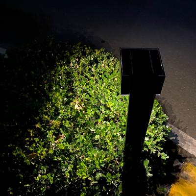 China Solar Post Light 5V 1.6W 60cm Metal Pole Garden Accent LED Lamp for sale