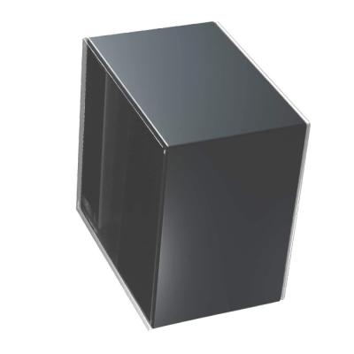 China Anthracite Outdoor Solar Wall Sconce 100 Lumen Cube Light 5V 1.8W for sale