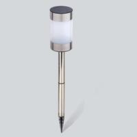 China Stainless Steel Solar Garden Stick Light IP44 10 Lumens Auto On Off Pathway Lighting for sale