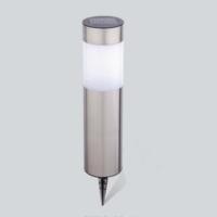 China Auto On Off Outdoor Solar Post Light 0.06W IP65 10 Lumens Stainless Steel LED Yard Light for sale