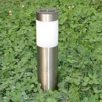 China Auto On Off Outdoor Solar Post Light 0.06W IP65 10 Lumens Stainless Steel LED Yard Light for sale