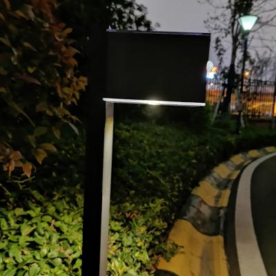 China 10W Solar Powered Motion Activated Light 500 Lumens Super Bright Aluminum Lamp Post for sale