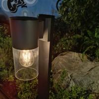 China 100LM Solar Powered Outdoor Ground Lights E27 5V Warm White Solar Path Light for sale