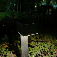 China Waterproof Solar Garden Light 60LM 3.7V 2000mAh Landscape Lamp Post for sale