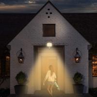 China Solar Powered LED Motion Sensor Light IP65 Waterproof 1200LM 6000K Dimmable Security Floodlight for sale