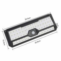 China Solar Motion Sensor Flood Light 136 LED IP65 Waterproof 2000LM Cordless Wall Light for sale