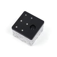 China Anti Rust Solar Power LED Garden Lights Frosted Glass Brick Light 2V 80mA for sale