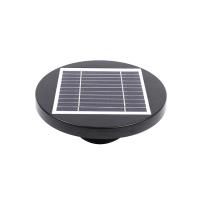 China Solar Powered Attic Fan Roof Mounted 5V 2W Plastic Ventilator 33 CFM for sale