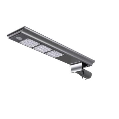 China All In One Solar LED Street Light 120W Integrated Dusk to Dawn with Motion Sensor 45W Solar Panel for sale
