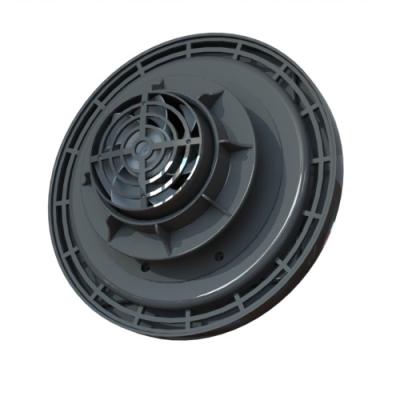China Solar Powered Roof Attic Ventilator 5V 2W Exhaust Fan 33CFM ABS for sale