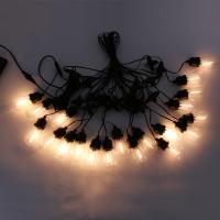 China 5V 1.5W DC Solar Powered LED String Lights 20 Vintage Edison Bulb String Lights for sale
