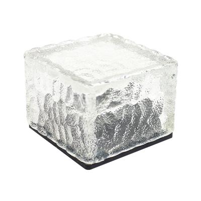 China Glass Brick Solar Power Lights Auto Intensity Control Set of 3 IP65 5LM for sale