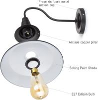 China Solar Outdoor Wall Light Dusk to Dawn Exterior Lamp with E27 Bulb 200 Lumens 5V 5W for sale