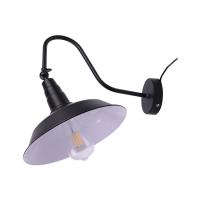 China Vintage E27 3V 4W LED Solar Powered Wall Light Metal Gooseneck 200 Lumens for sale