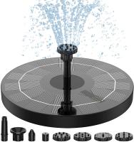 China 6 Nozzles Solar Floating Fountain 200L/H Brushless Motor Pump 3W for sale