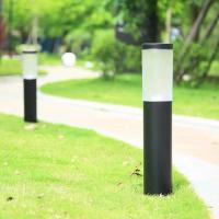 China Solar Stainless Steel Bollard Light 10 Lumens LED for Garden Path Yard for sale