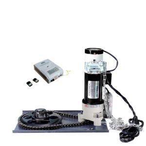 China DC24V 500kg Electric Rolling Shutter Door Motor for Industrial Use Black Aluminum Alloy for sale