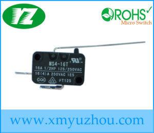 China MS4-16T2 Long Push Button Electrical Micro Switch Suitable for Environment Below 250C for sale