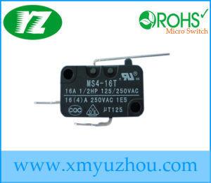 China MS4-16T3 Electronic Middle Lever Micro Switch 16A 250V AC for Commercial Applications for sale