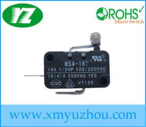 China MS4-16T4 16A 250V Roller Micro Switch with 1.5N-3N Operating Force for Durable Performance for sale