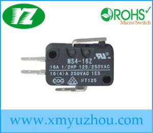 China Spdt Contact Forms DIP Switch MS4-16Z1 Short Arm Pressing Type 3 Pins for PCB Assembly for sale
