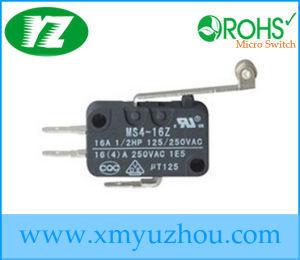 China 16A 250VAC Long Roller Arm Micro Switch Dust-Proof IP67 Control Button for sale