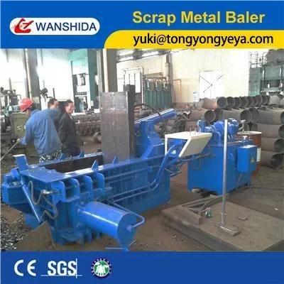 China Y83-125 Turn-Out Hydraulic Metal Baler with 1250kN Force and 1200×700×600mm Chamber for Scrap Steel and Iron Recycling for sale