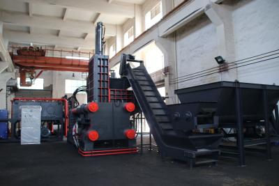 China 150mm Diameter Steel Briquette Machine With PLC Control High-Efficiency Scrap Compactor Scrap Alloy for sale