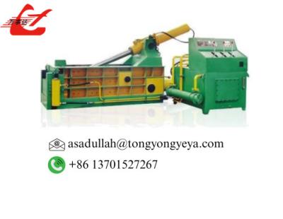 China 1500 Kg/Hr Low Noise Hydraulic Metal Baler Heavy Duty Scrap Compactor for sale
