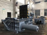 China Scrap Recycling Made Easy Hydraulic Metal Baler Machine Bale Weight 500-800kg for sale