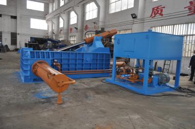 China Automatic Hydraulic Industrial Baler Machine Smooth Baling Process for sale
