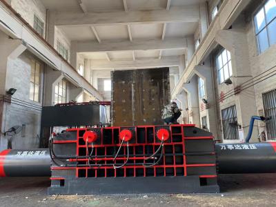 China Compact Hydraulic Metal Baler Machine For Scrap Baling In Recycling Plants for sale