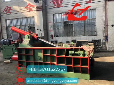 China PLC Controlled Waste Metal Baler Equipment for Smooth Scrap Metal Recycling for sale