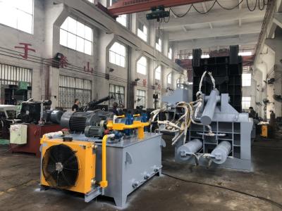 China Steel Scrap Metal Baler Machine Customized Design Push Out Bale Discharge Ways for sale