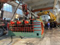 China Automatic Operation Mode Scrap Metal Compactor Machine  For Scrap Steel for sale