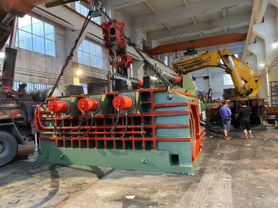 China Automatic Operation Mode Scrap Metal Compactor Machine  For Scrap Steel for sale