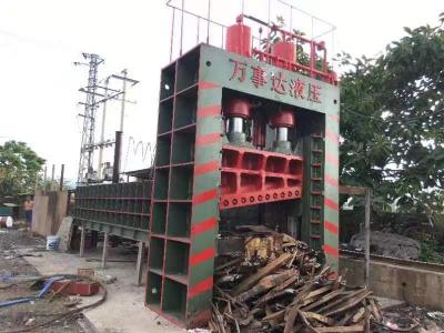 China 1250 Ton Hydraulic Guillotine Shear With 2000mm Cutting Width And 360kW Power For Scrap Recycling Yards for sale