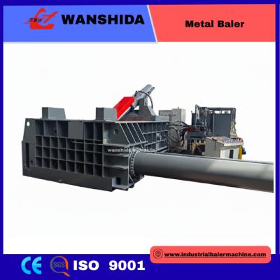 China Hydraulic Metal Baler Heavy-Duty Side Push-Out Scrap Metal Compactor for sale