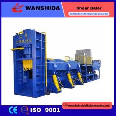 China Metal Baler Shear For Scrap Yard With 4000 KN Cutting Force And Automatic PLC Operation System for sale