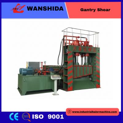 China Wanshida Gantry Metal ShearHydraulic Scrap Cutting Powerhouse for sale