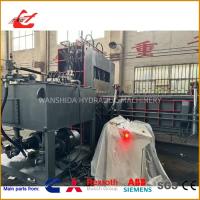 China Heavy Scrap Recycling Horizontal Container Scrap Shear with 12500kN Cutting Force & PLC Control for sale