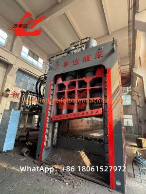 China Heavy Duty Gantry Shear Hydraulic 8000kN Power For Scrap Metal Cutting with Automatic PLC Control for sale