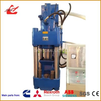 China 2500T Hydraulic Scrap Metal Briquette Press, Hopper Size Φ100mm, Power 18.5kW, Manual Or PLC Semi-Automatic Operation for sale