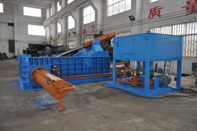 China 1600KN Aluminum Scrap Baler compact 2000-3000kg/H For Metal Processing Workshops for sale