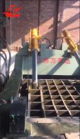 China Heavy-Duty 60kW Hydraulic Scrap Metal Baler 2500 KN Force For Rebar And Steel Recycling for sale