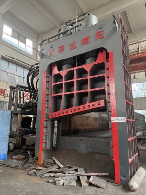 China Q43L-8000 Hydraulic Gantry Shear 8000kN Cutting Force With 2000mm Blade For Heavy Steel Scrap Recycling for sale