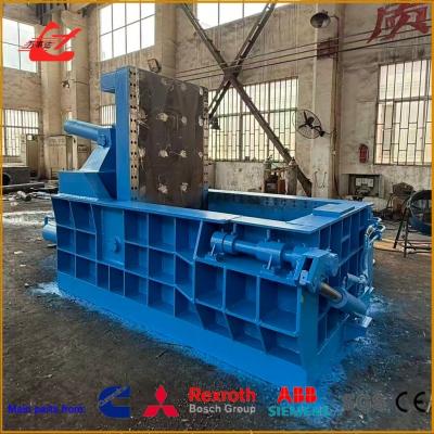 China Large 2500KN Metal Baler Electric Solution 60Kw For Scrap Management Requirements With Hand Valve Control for sale